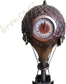 Stolní hodiny horkovzdušný balón – dekorativní hodiny, Veronese WU76967A4