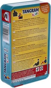 SCHMIDT Tangramy v plechové krabičce / Hlavolam / 7 dílků / 50 předloh