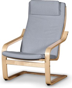 Sedák na křeslo IKEA Poäng II barva modrá látka pletený vzor