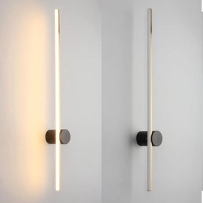 Toolight Toolight, LED nástěnné svítidlo 90cm, 18W, 3000K, LHJ062-W, černá-zlatá, OSW-50030