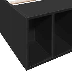 Rám postele černý 75 x 190 cm kompozitní dřevo 3280623