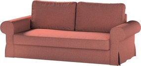 Potah na pohovku IKEA Backabro,  3-místná, rozkládací barva hnědá látka pletený vzor