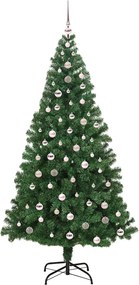 Umělý vánoční stromeček Zelená 240 cm PVC, ocel a plast 3396933