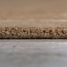 Hnědý ručně tkaný vlněný koberec 160x230 cm Gatsby – Flair Rugs