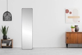 Volně stojící zrcadlo DUO 148 cm černé