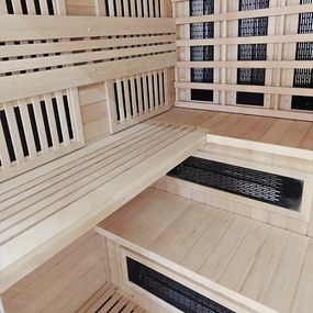 BPS-koupelny Kombinovaná sauna 2v1  - Infrasauna + finská sauna 200x160, 5-6 osob