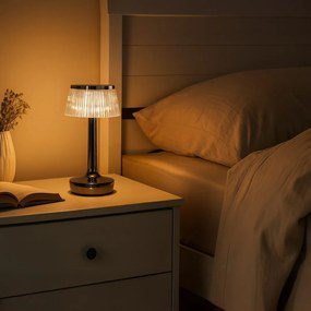 Stolní lampa Easy, 1x transparentní stínítko, b