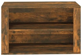 Botník kouřový dub 75 x 35 x 45 cm kompozitní dřevo - Default Title