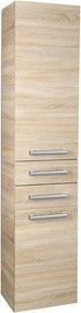 Aqualine Aqualine, VEGA Skříňka vysoká 35x184x31cm, dub platin, VG985