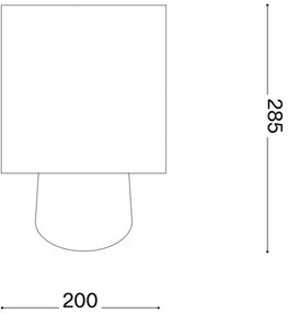 Ideal Lux - Stolní lampa KALI 1xE14/40W/230V keramika/krémová/béžová
