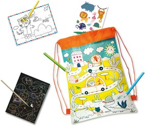 _Ostatní 1_ SES CREATIVE Sada her na cesty kreativní set s aktivitami v batůžku 02239