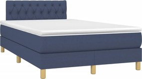 Box spring postel s matrací černá 120x190 cm textil 3269799