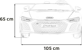 Elektrické autíčko Audi Spyder R8 LIFT žluté
