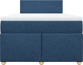Box spring postel s matrací černá 120x190 cm textil 3288918