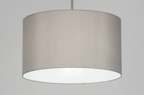 Závěsné designové svítido do obýváku Mombasa Silver Grey