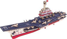 Dřevěné 3D puzzle Letadlová loď Liaoning