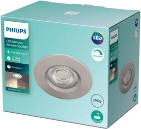 PH 8718699755959 LED Zapuštěné bodové svítidlo Philips DIVE SL261 set 3ks 8718699755959 3x5W 3x350lm 2700K IP65 niklové stmívatelné - PHILIPS (929002374122)