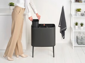 Brabantia BO Touch Bin 3x11L tmavě šedá