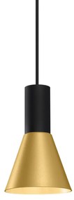 Závěsné designové svítidlo Odrey 3.0  Závěsné designové svítidlo Odrey 3.0 Barva: Černá / Zlatá, Rozeta: Přisazená rozeta - černá