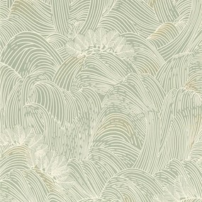 Tapeta MARÉE HAUTE Casamance Odstín Tapety: Light Green 75902140