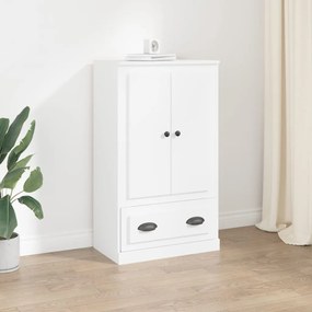 Skříň highboard bílá 60 x 35,5 x 103,5 kompozitní dřevo