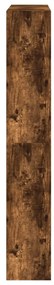 Botník kouřový dub 80 x 21 x 125,5 cm kompozitní dřevo - Default Title