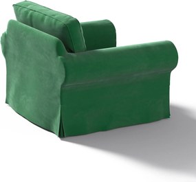 Potah na křeslo IKEA Ektorp barva zelená látka lesklé, sametová
