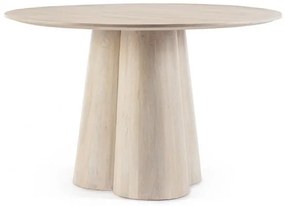 BIZZOTTO Jídelní stůl NASSOR světlý 120 cm 0747188