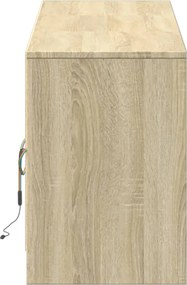 TV skříňka s LED dub sonoma 180 x 34 x 50 cm kompozitní dřevo 3307928
