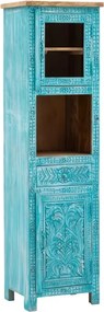 furniture-nabytek.cz - Masivní koupelnová skříň Santoro, modrá, Holz - Mango