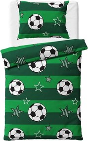 TipTrade s.r.o. Dětské povlečení Fotbal 140x200 + 70x90 cm