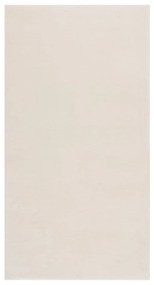vidaXL Pratelný koberec krátký vlas 80 x 150 cm protiskluzový krémový