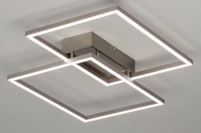 Stropní stmívatelné designové LED svítidlo do obýváku York Quadro