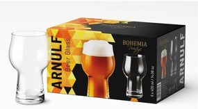 BOHEMIA PRESTIGE ARNULF PIVNÍ SKLENICE 400ML SADA 6 KS
