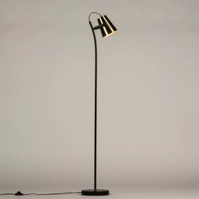 Stojací designová lampa Laventa Black and Gold