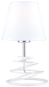 ACA DECOR Stolní lampa LAGOS max. 60W/E27/230V/IP20, bílá