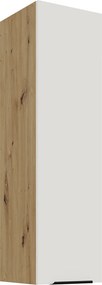 ARIA az | horní skříňka 30 G-108 1F policová | 30 cm | EXTRA VYSOKÁ | ANTI FINGERPRINT povrch | artisan/bílá