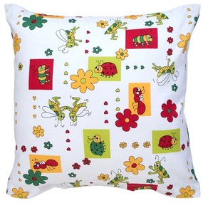 SCANquilt povlak KLASIK broučci bílopestrá 40 x 40 cm