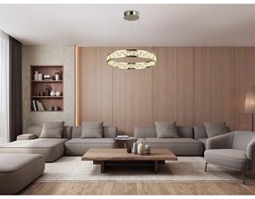 LED Stmívatelný lustr na lanku ENRIQUE LED/55W/230V 3000-6000K +dálkové ovládání