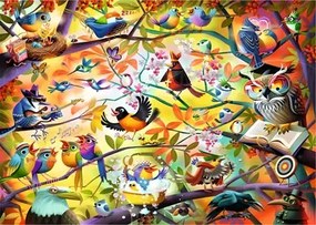 RAVENSBURGER Puzzle Zaneprázdnění ptáci / 1000 dílků