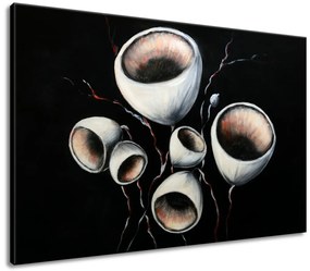 Gario Ručně malovaný obraz Otevřené makovice Rozměry: 120 x 80 cm