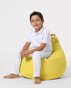 Atelier del Sofa Zahradní sedací vak Premium Kids - Yellow, Žlutá