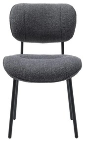 Designová židle Rashtin tmavě šedá
