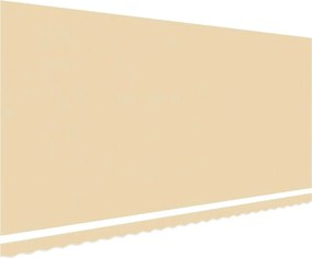 Náhradní plachta na markýzu krémová 600 x 350 cm polyesterová 311934