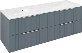 Sapho Cirasa - Umyvadlová skříňka Strip 140x52x46 cm, 4x zásuvka, siena CR141-4242S-21
