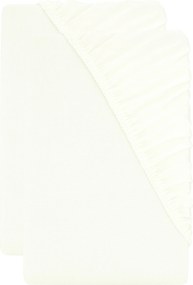 Livarno® Sada žerzejových napínacích prostěradel, 90–100 x 200 cm, 2dílná, bílá
