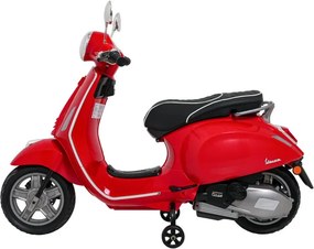 Elektrický skútr Vespa ROMA červený