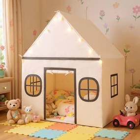 Costway Dětský vnitřní dětský stan Playhouse s hvězdicovými světly