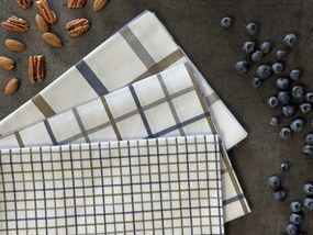 SVITAP sleep well Utěrka Extra savá 50x70 Káro mix modrá 3 ks