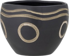 Kameninový květináč Magnus Waves 18,5 cm Bloomingville
